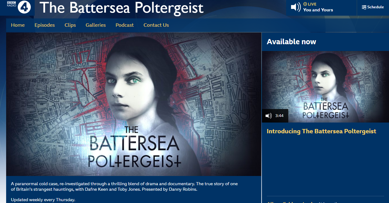 Love Creepy Shows - Try The Battersea Poltergeist